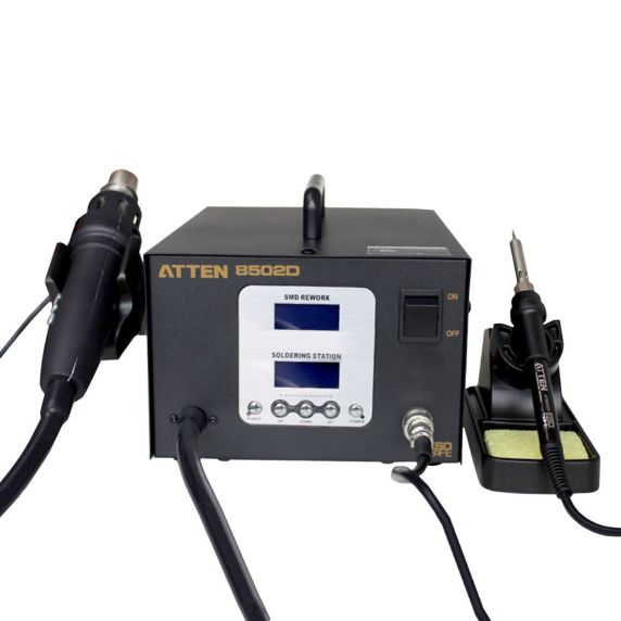 Köp nytt ATTEN AT8502D 220V SMD Lödstation Varmluftlödningsstation at G ...