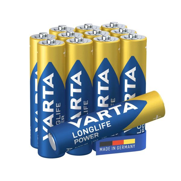 Varta Longlife Power AAA batteri 1.5V 12-pack